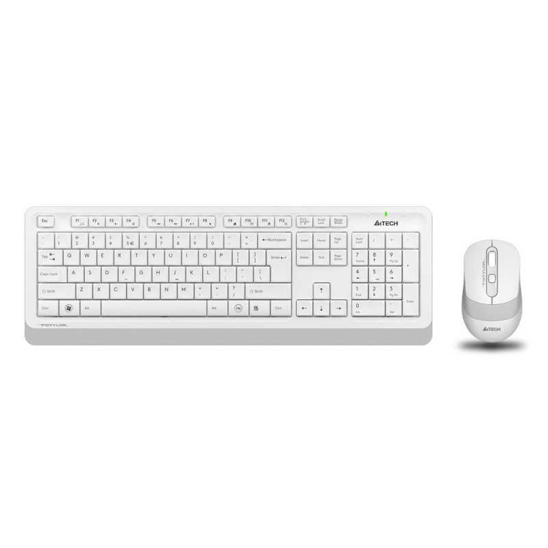 Набор клавиатура мышь A4tech Fstyler Fg1010 белый серый Usb