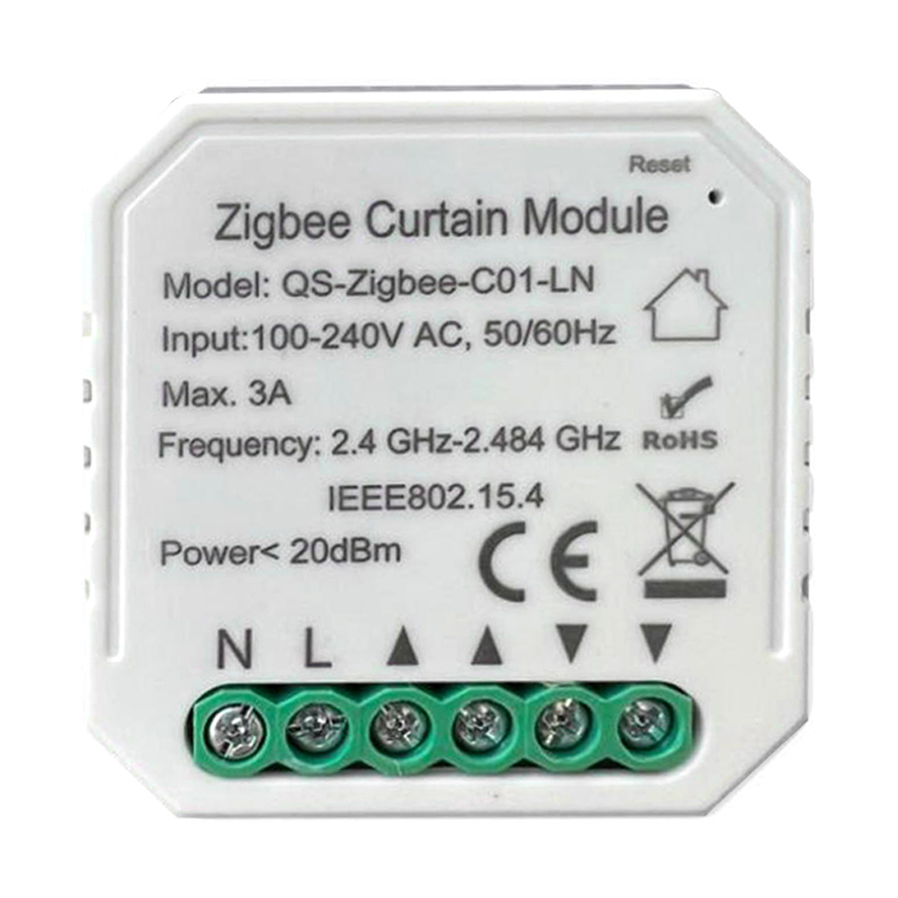 Мотор для раздвижных штор, Электрокарниз раздвижной, Tuya ZigBee ...