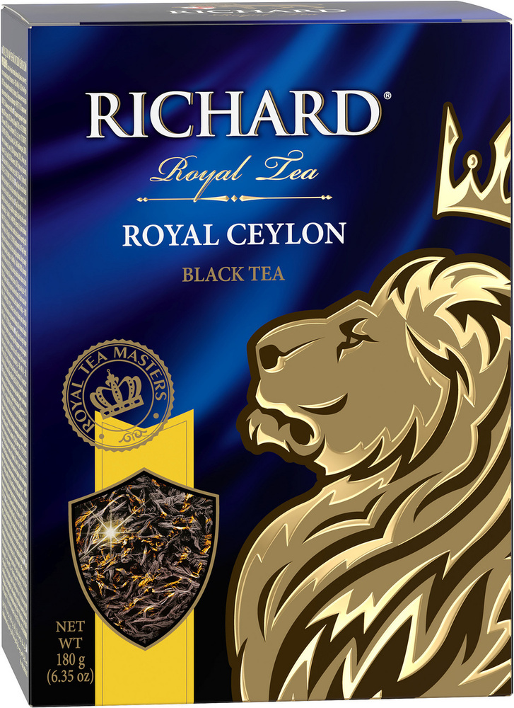 Чай Richard Royal Ceylon черный крупнолистовой, 180г купить на OZON по ...