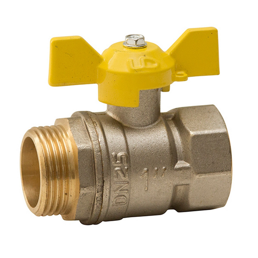Кран газ шаровой 1/2'' вн/нар бабочка LD PRIDE - купить по низкой цене ...