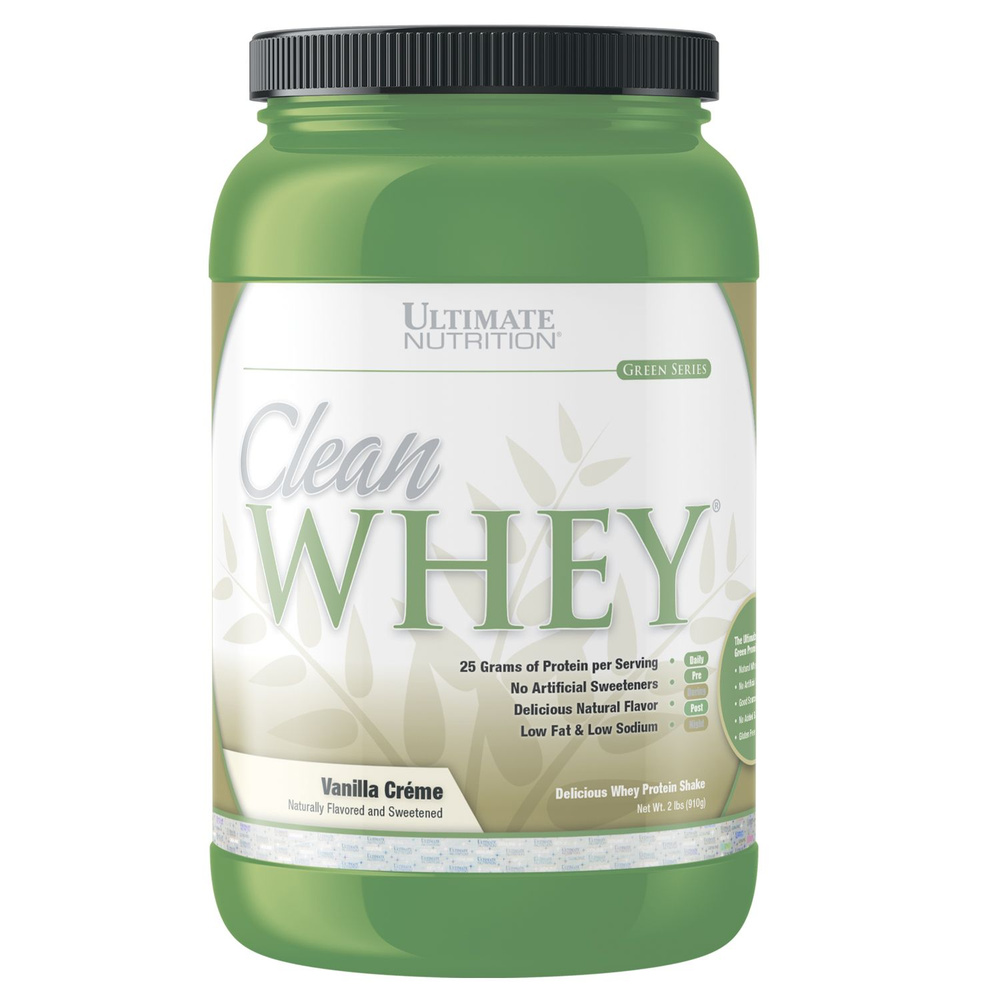 Сывороточный протеин Ultimate Nutrition CLEAN WHEY Ванильный крем ...