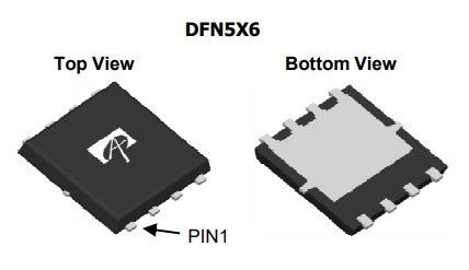 Запчасть мобильного устройства Микросхема AON6512 P-Channel MOSFET 30V 150A DFN5x6 - купить по ...