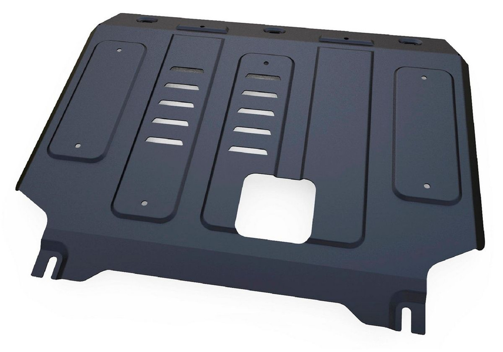 Защита картера и КПП АвтоБроня для Kia Carnival III (V - 3.3) 2015-2020, штампованная, сталь 1.8 ...