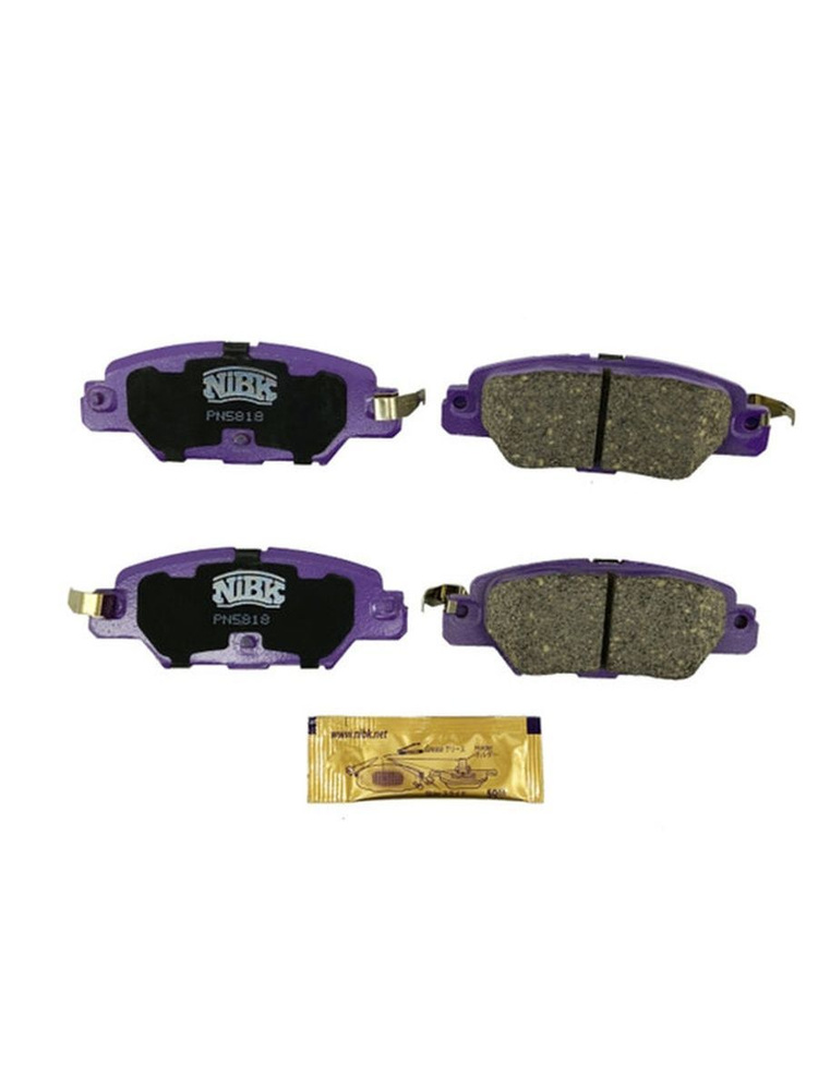 Колодки тормозные NiBK PN5818 Задние - купить по низким ценам в интернет-магазине OZON (764084741)