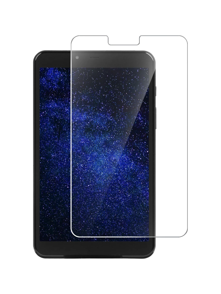 Защитное стекло на Dexp K48 8" (Дексп К48) на Экран, гибридное: пленка ...