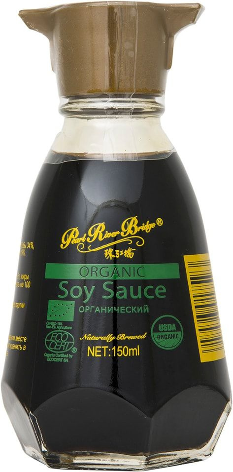 Соус Pearl River Bridge соевый органический 150мл - купить с доставкой ...