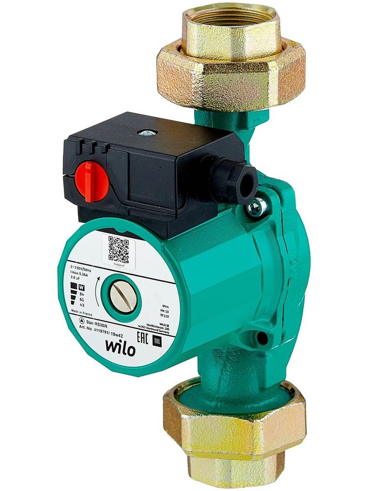 Циркуляционный насос Wilo STAR RS 30/4, 220 л/мин - купить по выгодной ...