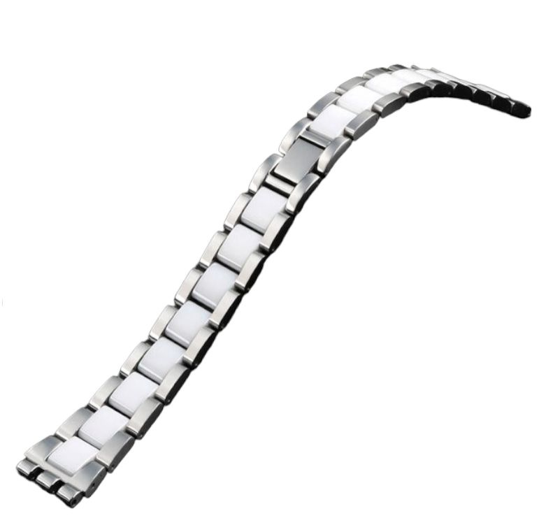Браслет с кварцевой вставкой для часов Swatch (белый), 17 mm - купить с ...
