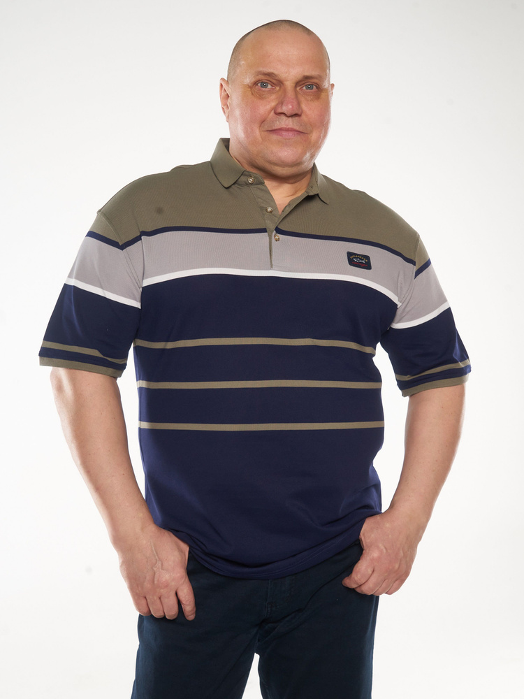 Поло SAINGE, размер 52, цвет зеленый, 100% Хлопок - купить по выгодной ...