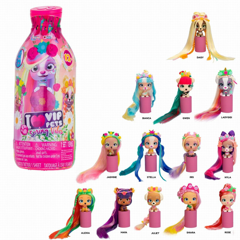 Фигурка IMC Toys VIP PETS SPRING VIBES, Модные щенки 13 видов в ...