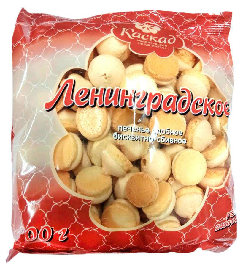Печенье сдобное Каскад Ленинградское бисквитно-сбивное, 300 г, 8 шт ...