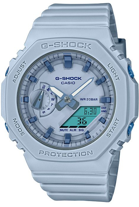 Противоударные женские наручные часы Casio G-Shock GMA-S2100BA-2A2 с ...