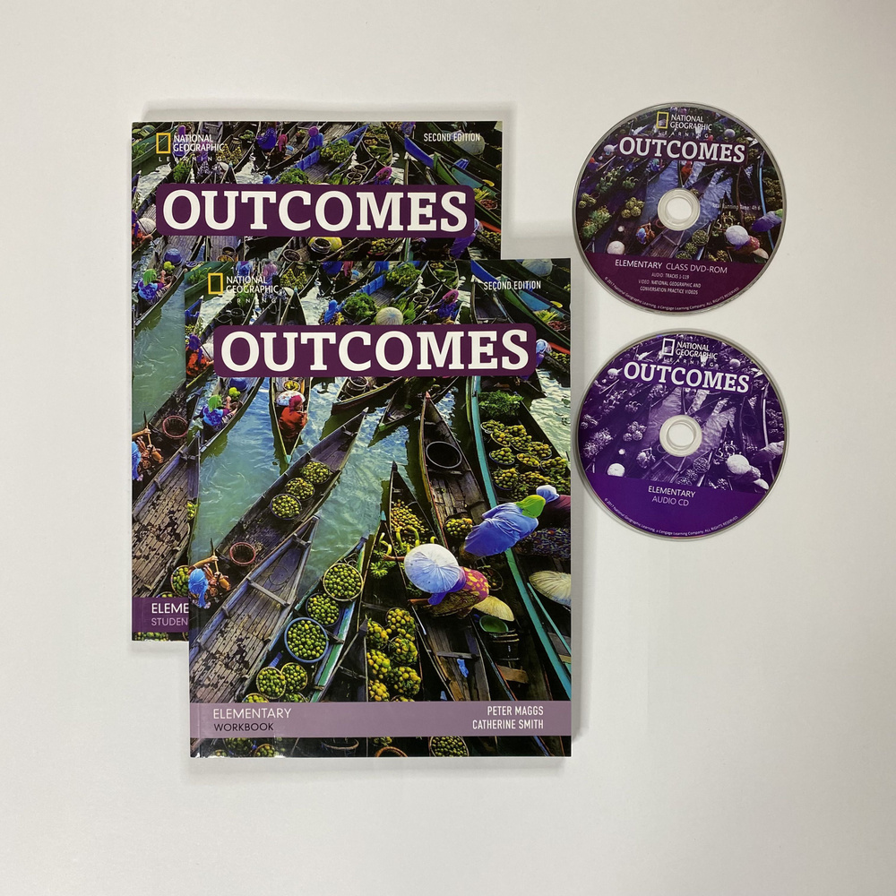 Outcomes Elementary, Student's Book, Workbook + CD ( учебник, раб ...