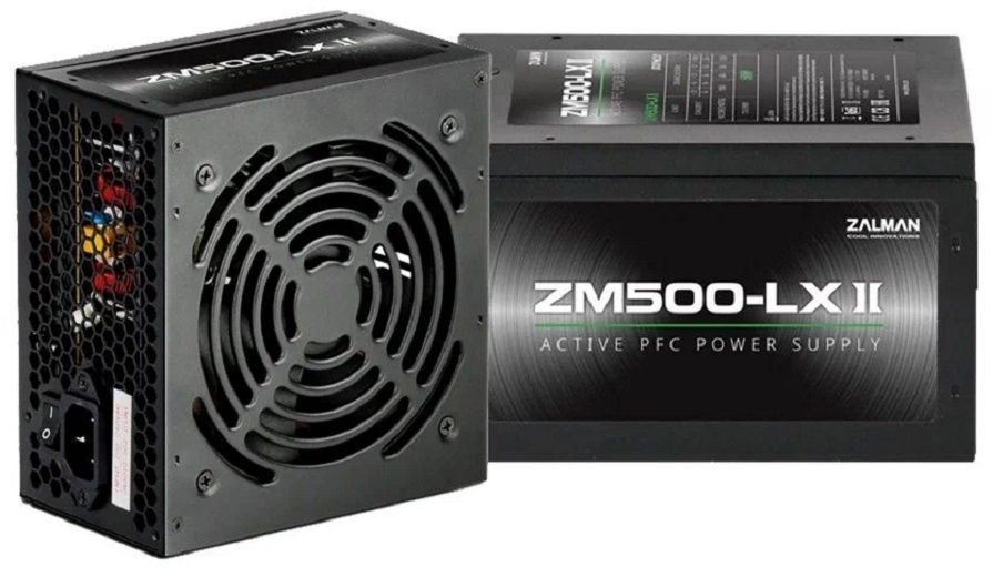 Блок питания 500W / Zalman ZM500-LXII - купить с доставкой по выгодным ...