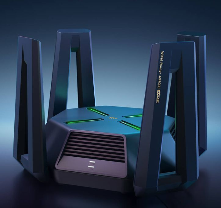 Роутер Xiaomi AX9000, черный, 2.4 ГГц, 5 ГГц купить по низкой цене с ...