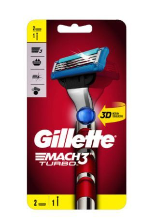 Gillette Бритва "MACH3 Turbo 3D", с 2 сменными кассетами - купить с ...