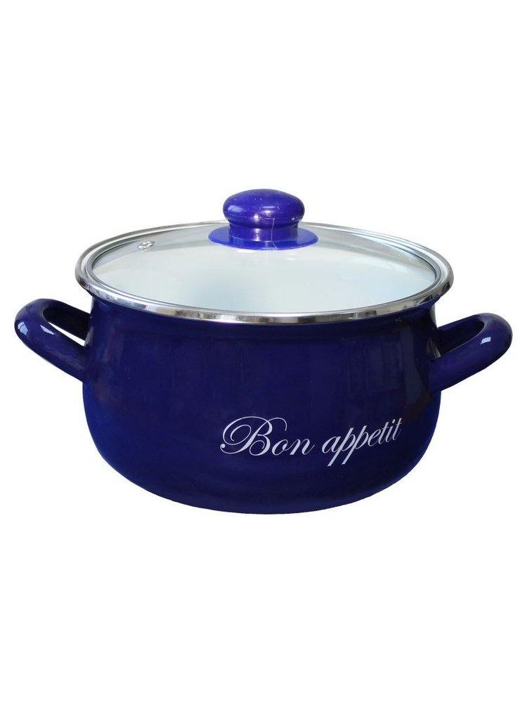 Кастрюля Interos, Эмалированная сталь, 5,7 л - купить по выгодной цене в интернет-магазине OZON ...