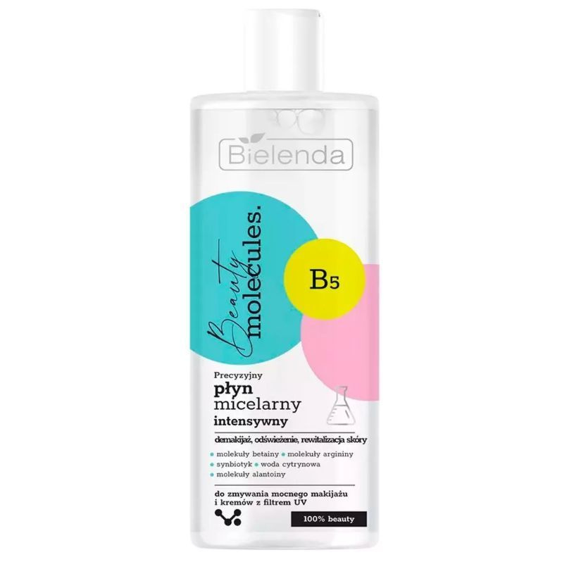 Bielenda Мицеллярная вода BEAUTY MOLECULES Интенсивно-очищающая, 500 мл ...