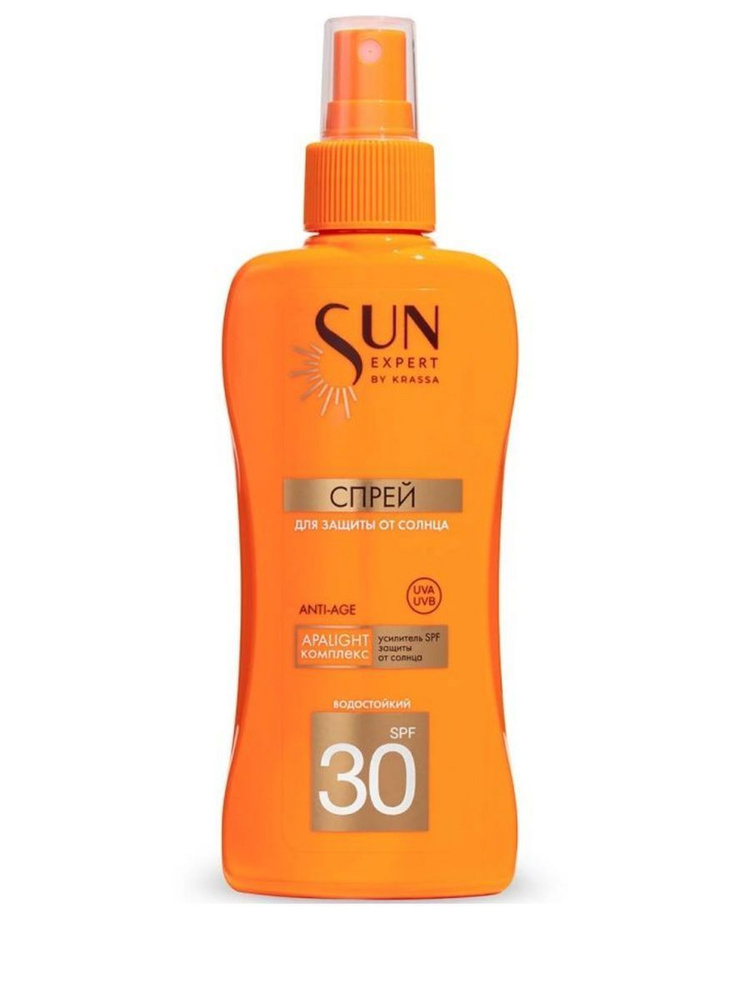 KRASSA Спрей солнцезащитный SPF 30 180 мл - купить с доставкой по ...
