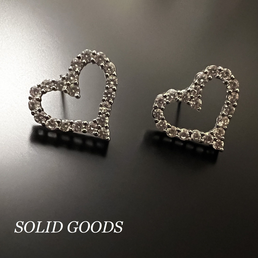 SOLID GOODS Серьги пусеты - купить с доставкой по выгодным ценам в интернет-магазине OZON ...