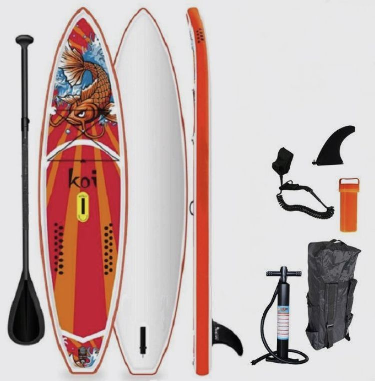 Надувной SUP-борд FunWater Koi 11.6 для серфинга, полный комплект ...
