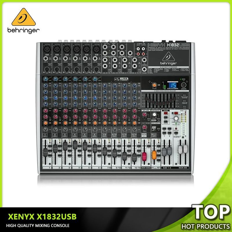 Аналоговый микшер Behringer XENYX X1832USB - купить с доставкой по ...