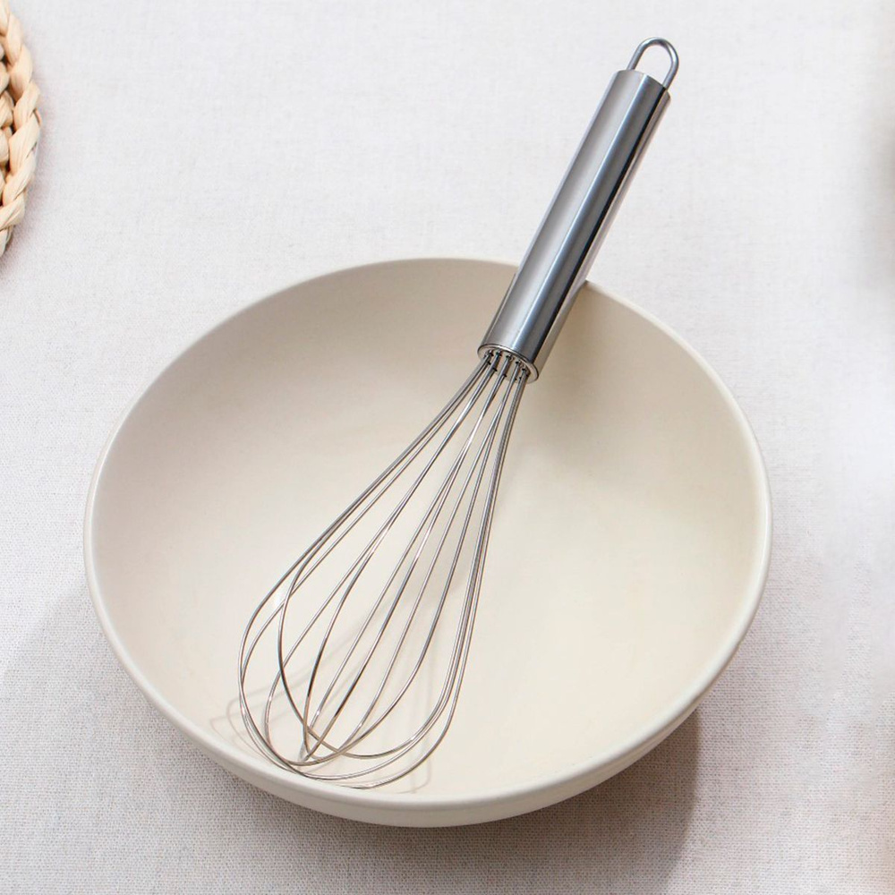 Венчик для взбивания Доляна "Стандарт", длина 25 см, нержавеющая сталь ...