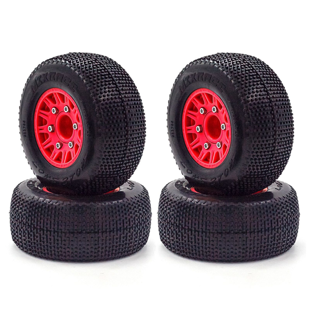 RC Wheel Tyres RC Car Tyres 4pcs Замена для 1/10 Short-Course Truck 727 ...