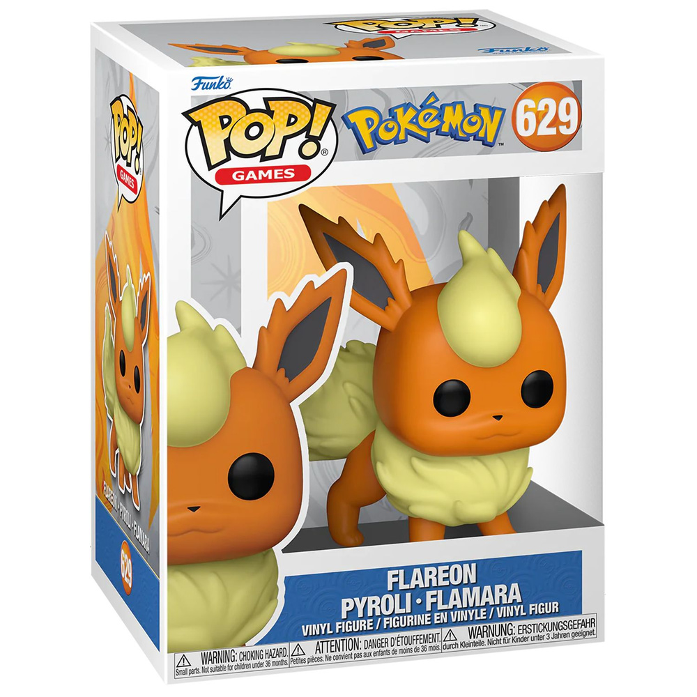 Фигурка коллекционная Funko POP! Games Pokemon Flareon (629) 65042 - купить с доставкой по ...