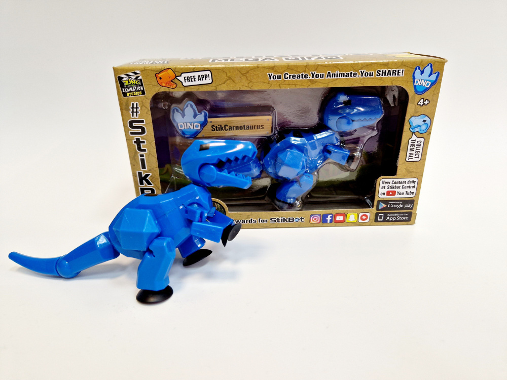 Stikbot Стикбот Динозавр Dino Stik T-rex 1 штука - купить с доставкой ...