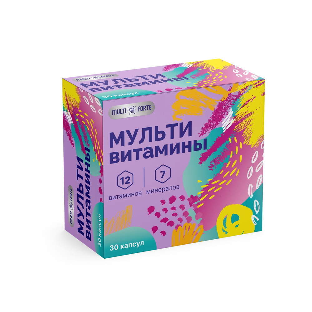 MultiForte Мультивитаминный комплекс: витамины и минералы для взрослых ...
