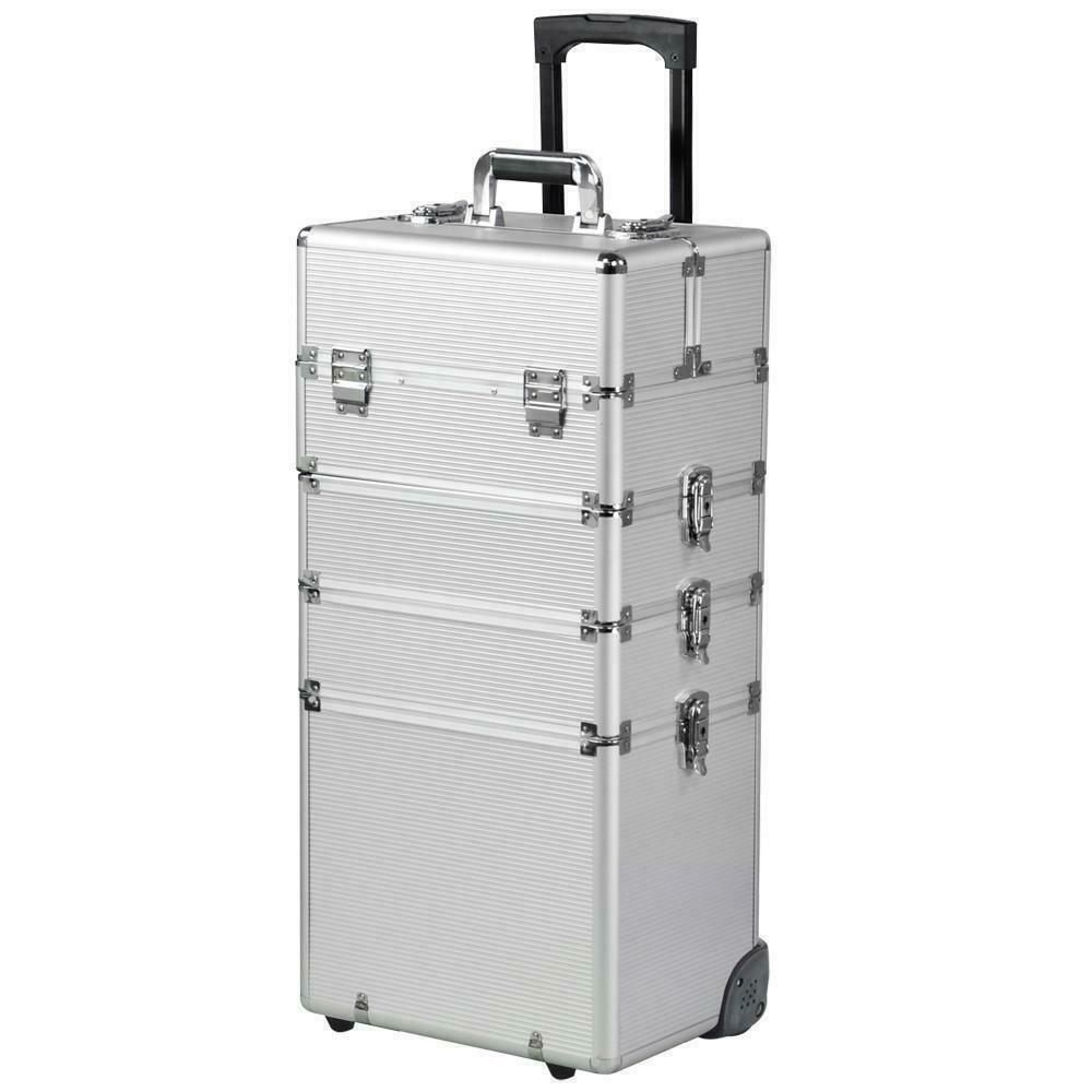 Кейс-тележка для визажиста, ручка из алюминиевого сплава, 4-слойное ...