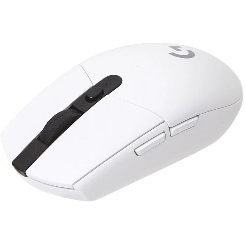 Игровая мышь Logitech Беспроводная G305 Lightspee 910-005291, белый ...