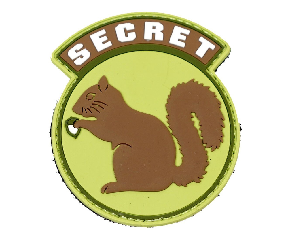 Шеврон EmersonGear PVC Secret Squirrel Patch-2 (Brown/Green) - купить с доставкой по выгодным ...
