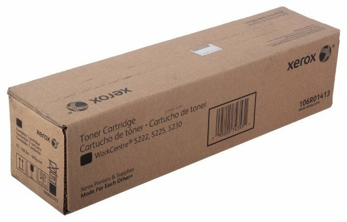 Расходник для печати Xerox Картридж 106R01413, Черный (black), для ...