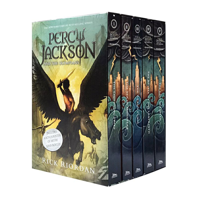 Percy Jackson Boxed Set Rick Riordan 1 5 купить с доставкой по