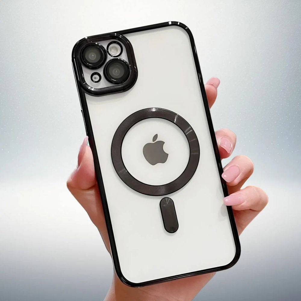 Чехол Silicone для iPhone 15 PLUS с функцией MagSafe / Чехол на Айфон ...