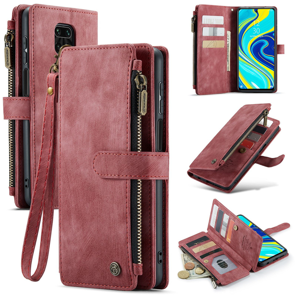 CaseMe Чехол кошелек для Xiaomi Redmi Note 9 Pro/ Note 9 Pro Max / Note ...