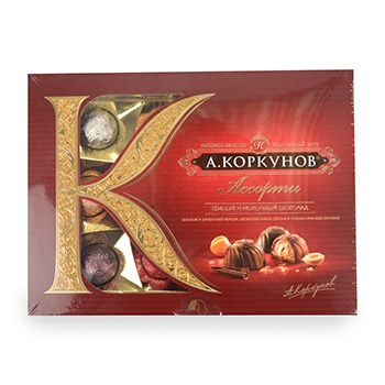 Конфеты шоколадные Ассорти молочного и тёмного шоколада , А. Коркунов ...