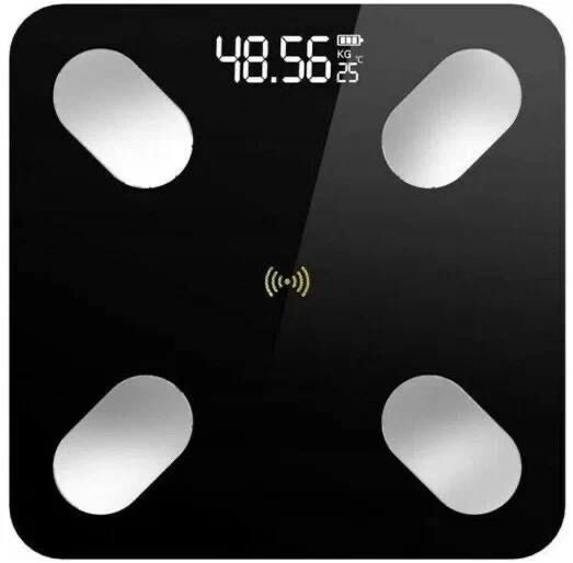 Напольные весы Весы напольные Smart Scale с анализатором жира, белый ...