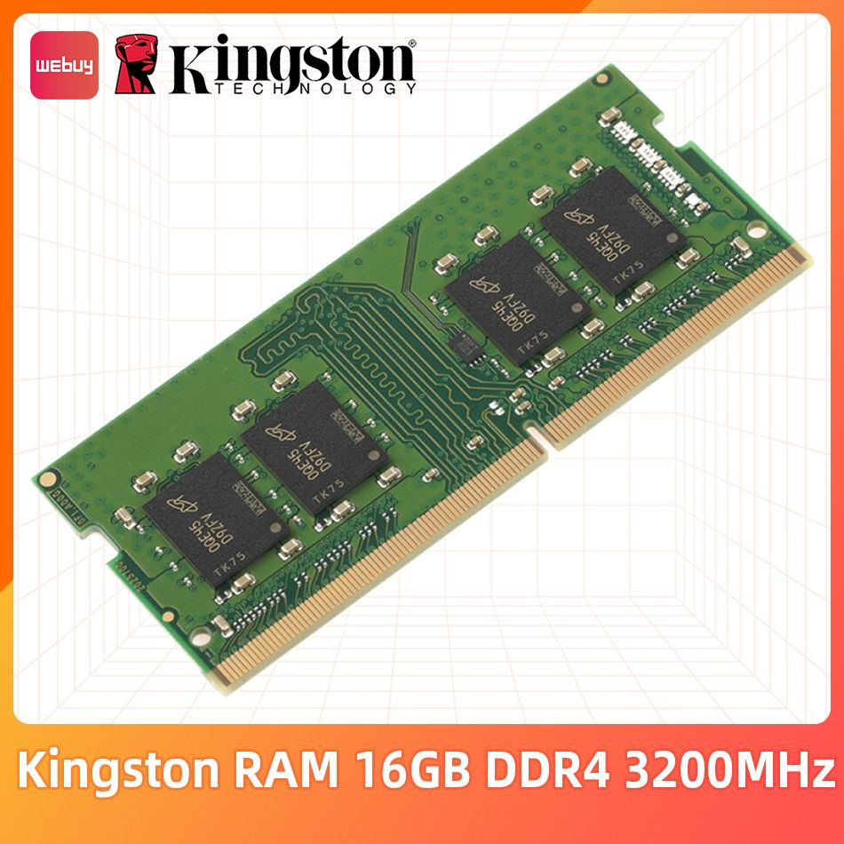 Модуль оперативной памяти Kingston Ram Kvr Ddr4 3200 Nb16 ГБ