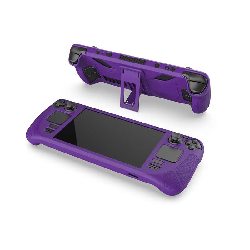 steam deck Силиконовый защитный HEURI фиолетовый аксессуары для Steam ...