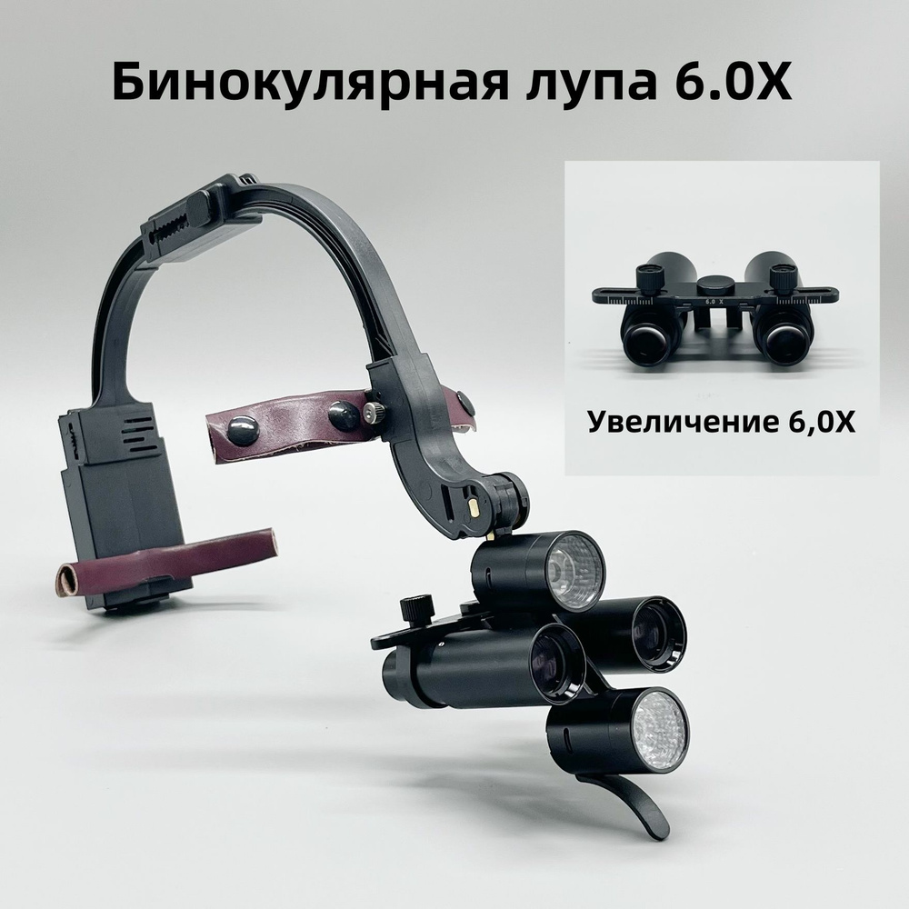 6.0X Бинокулярные лупы для медицинской, хирургической и ...
