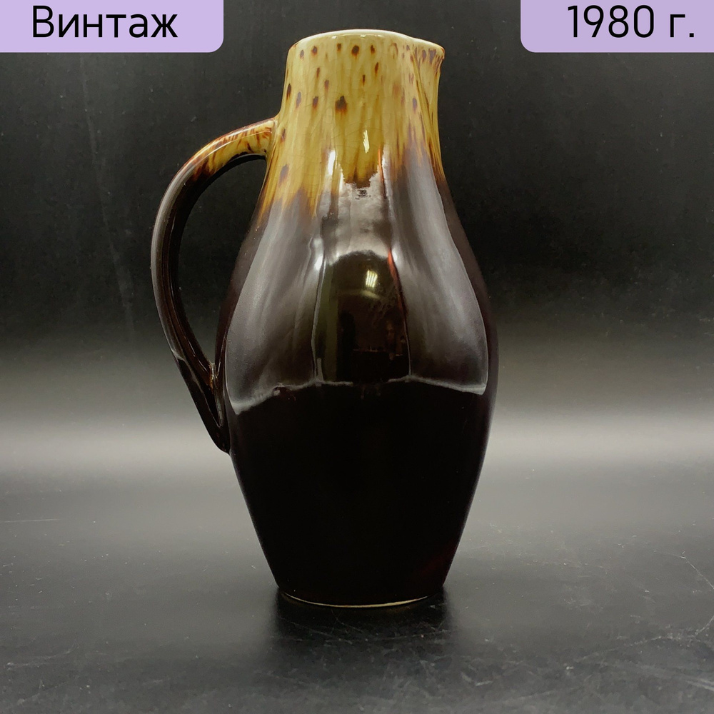 Штоф с декором, фаянс, глазурь, Конаковский фаянсовый завод им. М.И ...