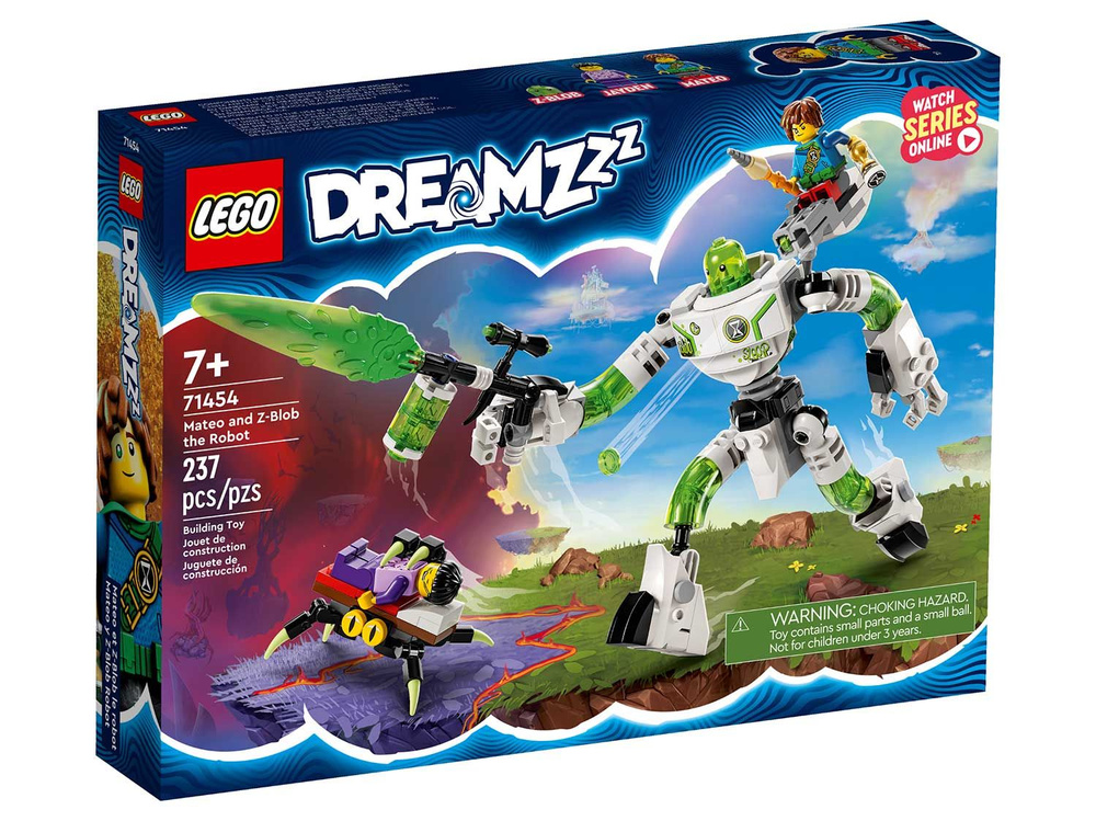 Конструктор LEGO DREAMZzz Матео и робот Z-Blob, 237 деталей, возраст от ...