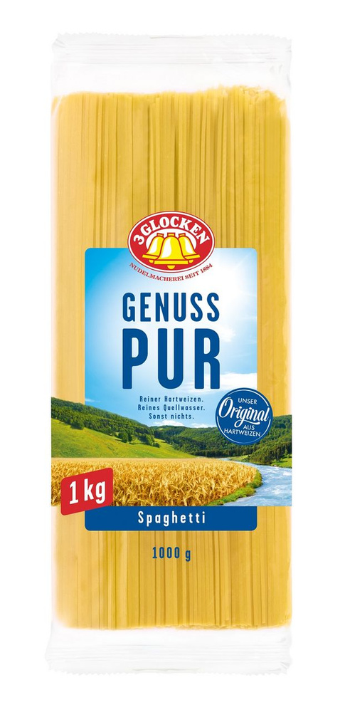 Макаронные изделия 3 Glocken Genuss Pur Spaghetti Спагетти 1 кг ...