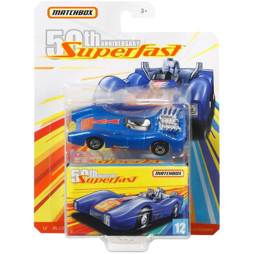 Модель коллекционная Matchbox 50th Anniversary SuperFast BLUE SHARK ...