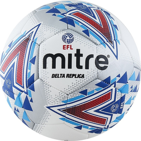 Футбольный мяч Mitre Delta Replica, 5 размер, белый купить c доставкой ...