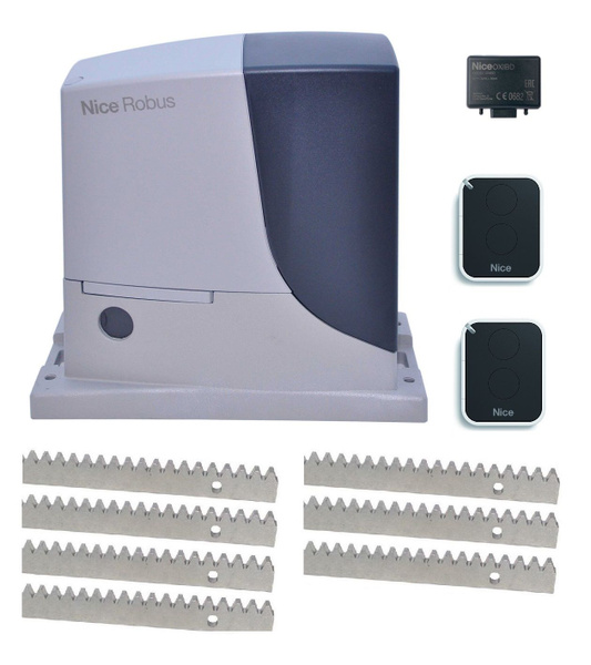 Комплект автоматики для откатных NICE RB600BDKIT-ROA87 ROBUS600 для ворот весом до 600кг с двумя ...