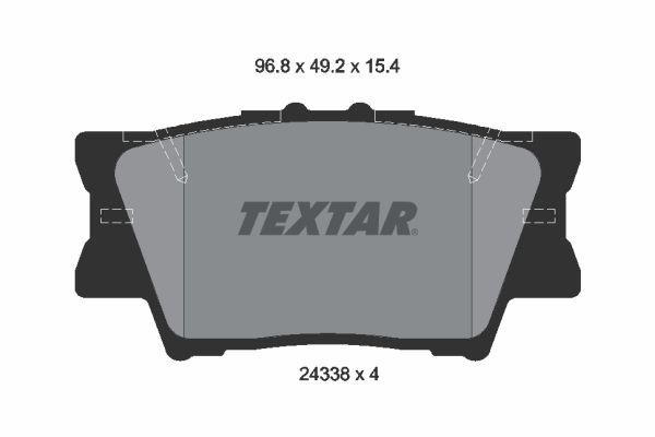 Колодки дискового тормоза задние Toyota Camry, RAV4 03 купить на OZON ...
